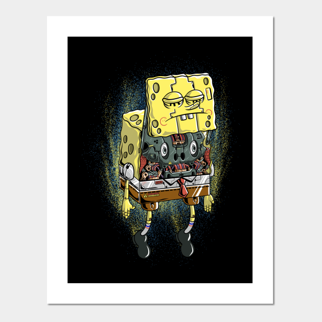 Robot Spongebob Fanart Spongebob Posters And Art Prints Teepublic